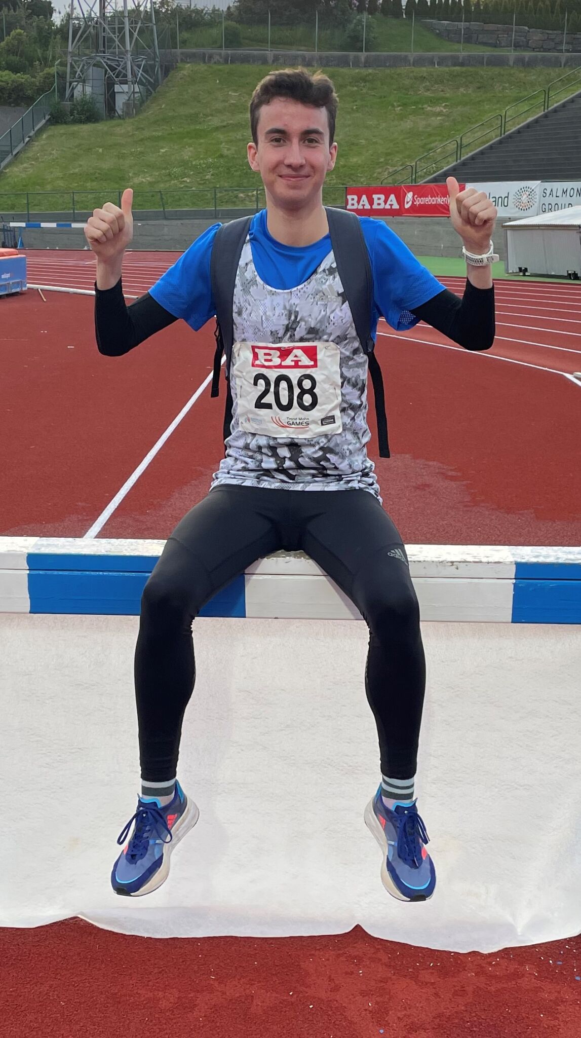 Walk and talk with a new local sponsor, Jesper and Carlo Lorentzen ...